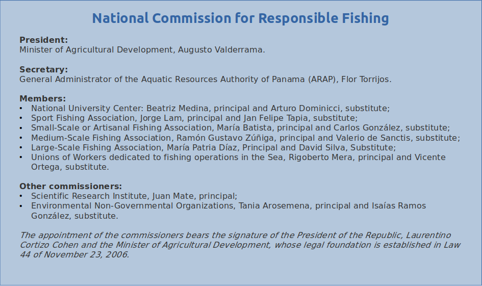 Seafood Media Group - Worldnews - Panama installs National Commission ...
