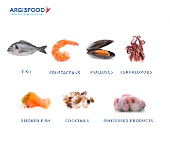 Bajo Los Nombres De Los Alimentos Del Mar